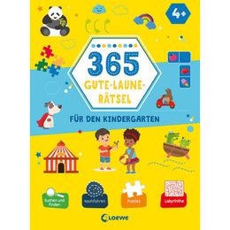 Loewe Verlag 365 Gute-Laune-Rätsel für den Kindergarten, Kartoniert (TB)