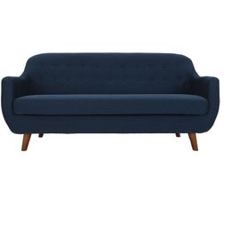 Miliboo Design-Sofa 3 Plätze Blau YNOK