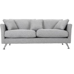 Miliboo Design-Sofa 3 Plätze Hellgrau volupt - Perlgrau