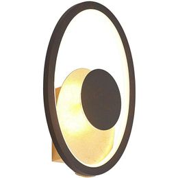 Feival LED-Wandleuchte, rost-gold - rostfarben, gold foliert - LINDBY