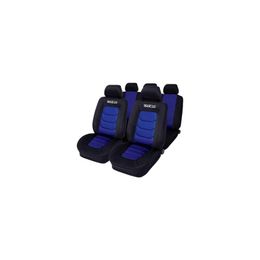 Sparco Auto Sitzbezüge - Blau/Schwarz - 4er Set