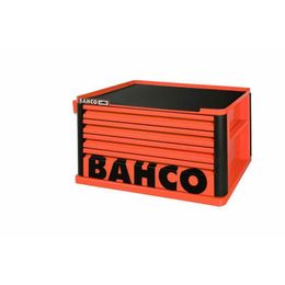 Campaign Werkstattwagen-Aufsatz mit 4 Schubladen, orange - orange - Bahco