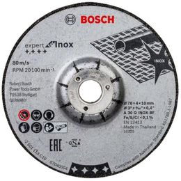 Schruppscheibe 2 stück 76x4x10 exp for Inox 2608601705 für gws 12V-76 - Bosch