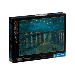 Clementoni Museum Collection: Van Gogh - Sternennacht über der Rhone, Puzzle 1000 Teile Teile: 1000 Altersangabe: ab 14 Jahren