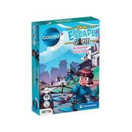 Clementoni Escape Game - Die Abenteuer des Sir Pascal, Partyspiel Spieleranzahl: 1 - 6 Spieler Spieldauer: 1 Stunde Altersangabe: ab 8 Jahren Serie: Escape Game Junior
