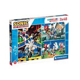 Clementoni Supercolor - Sonic, Puzzle 3x 48 Teile Teile: 144 (3x 48) Altersangabe: von 4 Jahren bis 6 Jahren