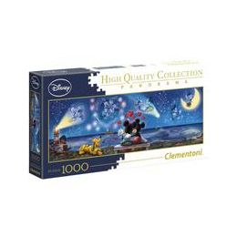 Clementoni High Quality Collection Panorama - Disney Classic Mickey und Minnie, Puzzle 1000 Teile Teile: 1000 Altersangabe: ab 10 Jahren