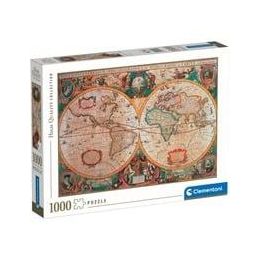 Clementoni High Quality Collection - Antike Karte, Puzzle 1000 Teile Teile: 1000 Altersangabe: ab 14 Jahren