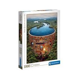 Clementoni High Quality Collection - Bibliodame, Puzzle 1000 Teile Teile: 1000 Altersangabe: ab 10 Jahren