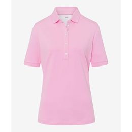 Brax Damen Poloshirt Style CLEO, Rosa, Gr. 34