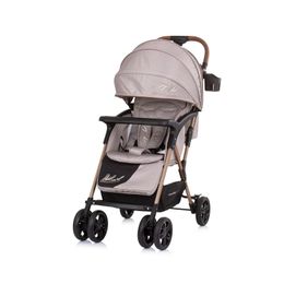 Chipolino 2 in 1 Kinderwagen April, bis 22 kg, klappbar, Vorderräder gefedert beige braun