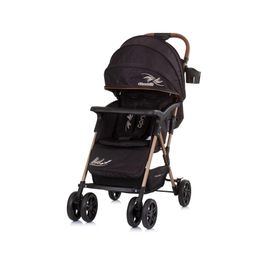 Chipolino 2 in 1 Kinderwagen April, bis 22 kg, klappbar, Vorderräder gefedert schwarz beige