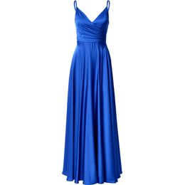 MASCARA© LONDON Abendkleid, Satin, bodenlang, für Damen, blau, 44