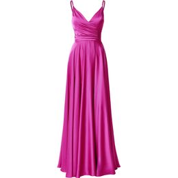 MASCARA© LONDON Abendkleid, Satin, bodenlang, für Damen, pink, 36