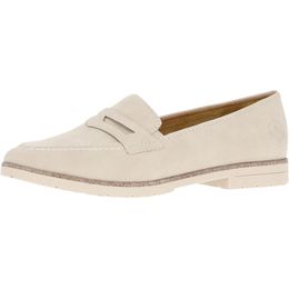 Rieker Slipper, Zierriemen, Logo-Prägung, für Damen, beige, 38