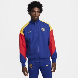 FC Barcelona Strike Nike Dri-FIT-Fußball-Track-Jacket für Herren - Blau