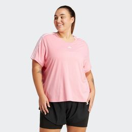 adidas Performance Große Größen: T-Shirt, pink-weiß, Gr.56/58