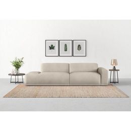 Trendmanufaktur Big-Sofa Braga, in moderner Optik, mit hochwertigem Kaltschaum, grau