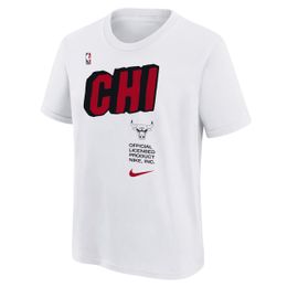 Chicago Bulls Nike NBA-T-Shirt für ältere Kinder (Jungen) - Weiß