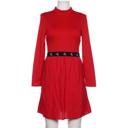 Calvin Klein Jeans Damen Kleid, rot, Gr. 38