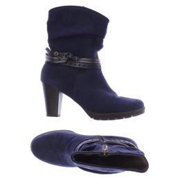 Tamaris Damen Stiefelette, blau, Gr. 37