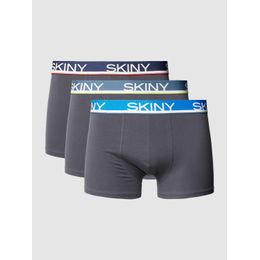 Skiny Trunks mit Label-Bund im 3er-Pack