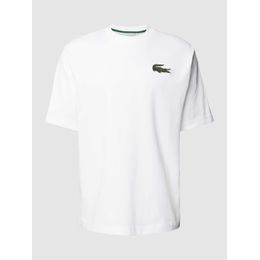 Lacoste Loose Fit T-Shirt mit Label-Stitching