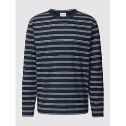 Selected Homme Longsleeve mit Streifenmuster Modell 'RELAXSHAWN'