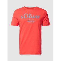 s.Oliver RED LABEL T-Shirt mit Label-Print