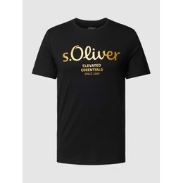 s.Oliver RED LABEL T-Shirt mit Label-Print