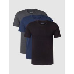 BOSS T-Shirt mit Label-Stitching im 3er-Pack Modell 'Classic'