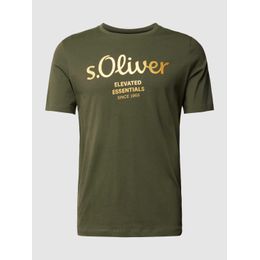 s.Oliver RED LABEL T-Shirt mit Label-Print