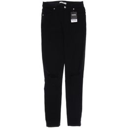 NA-KD Damen Jeans, schwarz