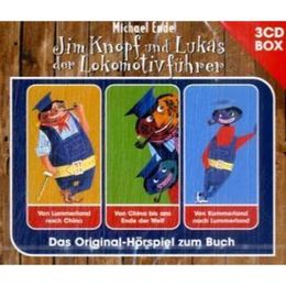 Jim Knopf und Lukas der Lokomotivführer - Hörspielbox,3 Audio-CDs - Michael Ende (Hörbuch)