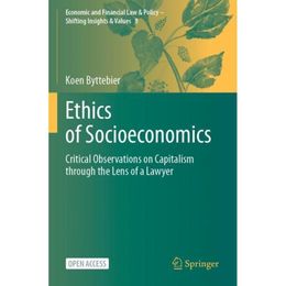 Ethics of Socioeconomics - Koen Byttebier, Kartoniert (TB)