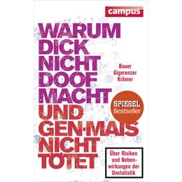 Warum dick nicht doof macht und Genmais nicht tötet - Thomas Bauer, Gerd Gigerenzer, Walter Krämer, Kartoniert (TB)