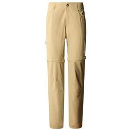 The North Face - Women's Exploration Conv Straight Pants - Trekkinghose Gr 8 - Short beige