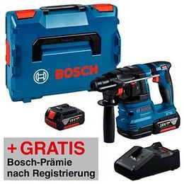 AKTION: Bosch Professional GBH 18V-22 Akku-Bohrhammer-Set 18,0 V, mit 2 Akkus mit Prämie nach Registrierung