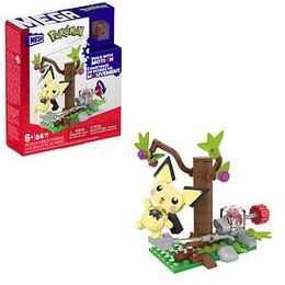 Mattel GAMES Mega HPB59 Pokémon Pichus Wald-Futtersuche Bausatz