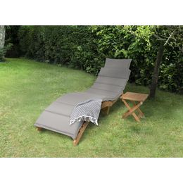 Bellavista - Home & Garden® Sonnenliege "Catania" mit Tisch