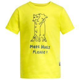 Jack Wolfskin - Kid's More Hugs T - T-Shirt Gr 116 gelb