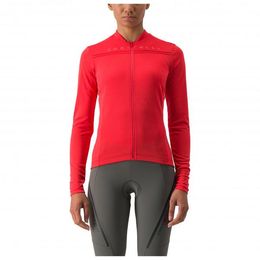 Castelli - Women's Anima 4 Long Sleeve Jersey - Radtrikot Gr XS rot