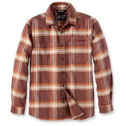 Carhartt - Flannel L/S Plaid Shirt - Hemd Gr XXL braun