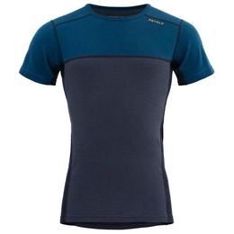 DEVOLD - Lauparen Merino 190 T-Shirt - Merinounterwäsche Gr S blau