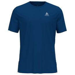 Odlo - T-Shirt S/S Crew Neck Zeroweight Chill-Tec - Laufshirt Gr M blau