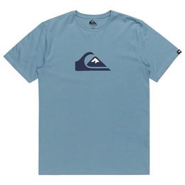 Quiksilver - Comp Logo S/S - T-Shirt Gr M türkis