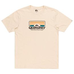 Quiksilver - Step Inside S/S - T-Shirt Gr M beige