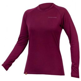 ENDURA - Women's Baabaa Blend Langarm Baselayer - Merinounterwäsche Gr XL lila