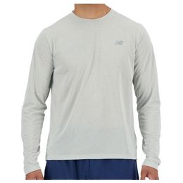 New Balance - Athletics Run L/S - Laufshirt Gr S grau