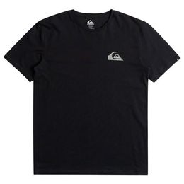 Quiksilver - MW Mini Logo S/S - T-Shirt Gr S schwarz